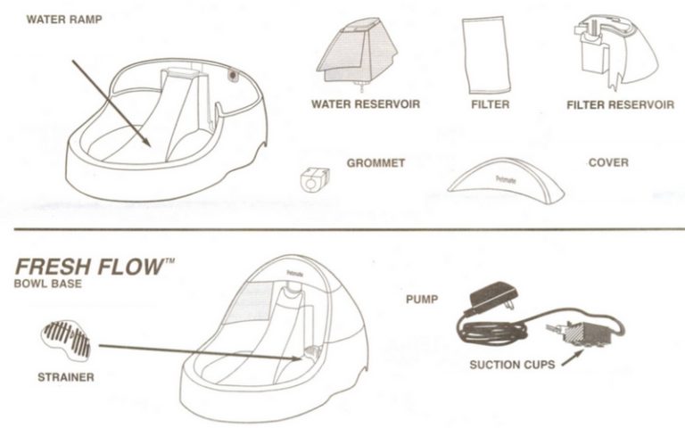 Petmate Deluxe Fresh Flow Pet Fountain Review - Kitty Loaf