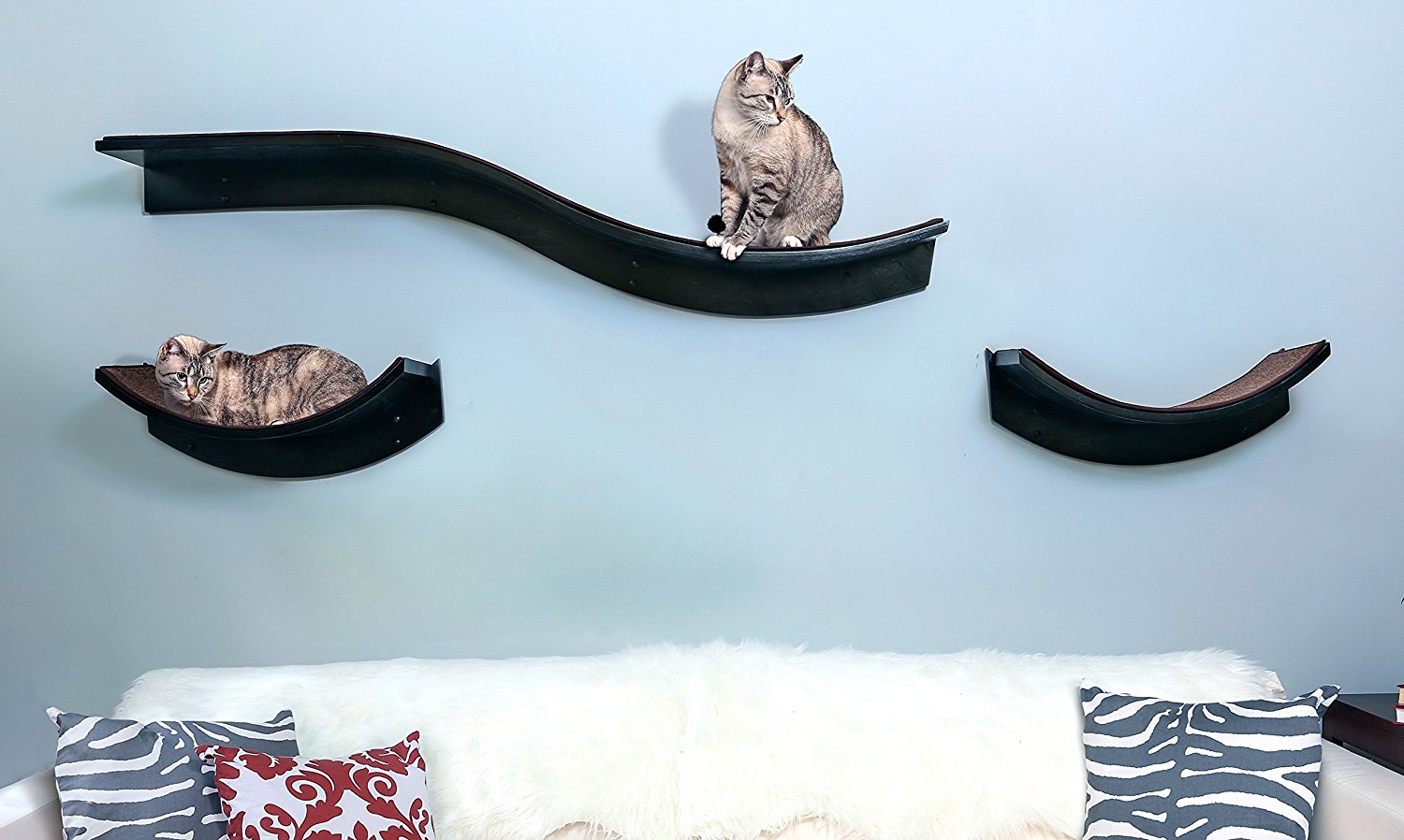 The Refined Feline Lotus Branch Cat Shelf Review - Kitty Loaf