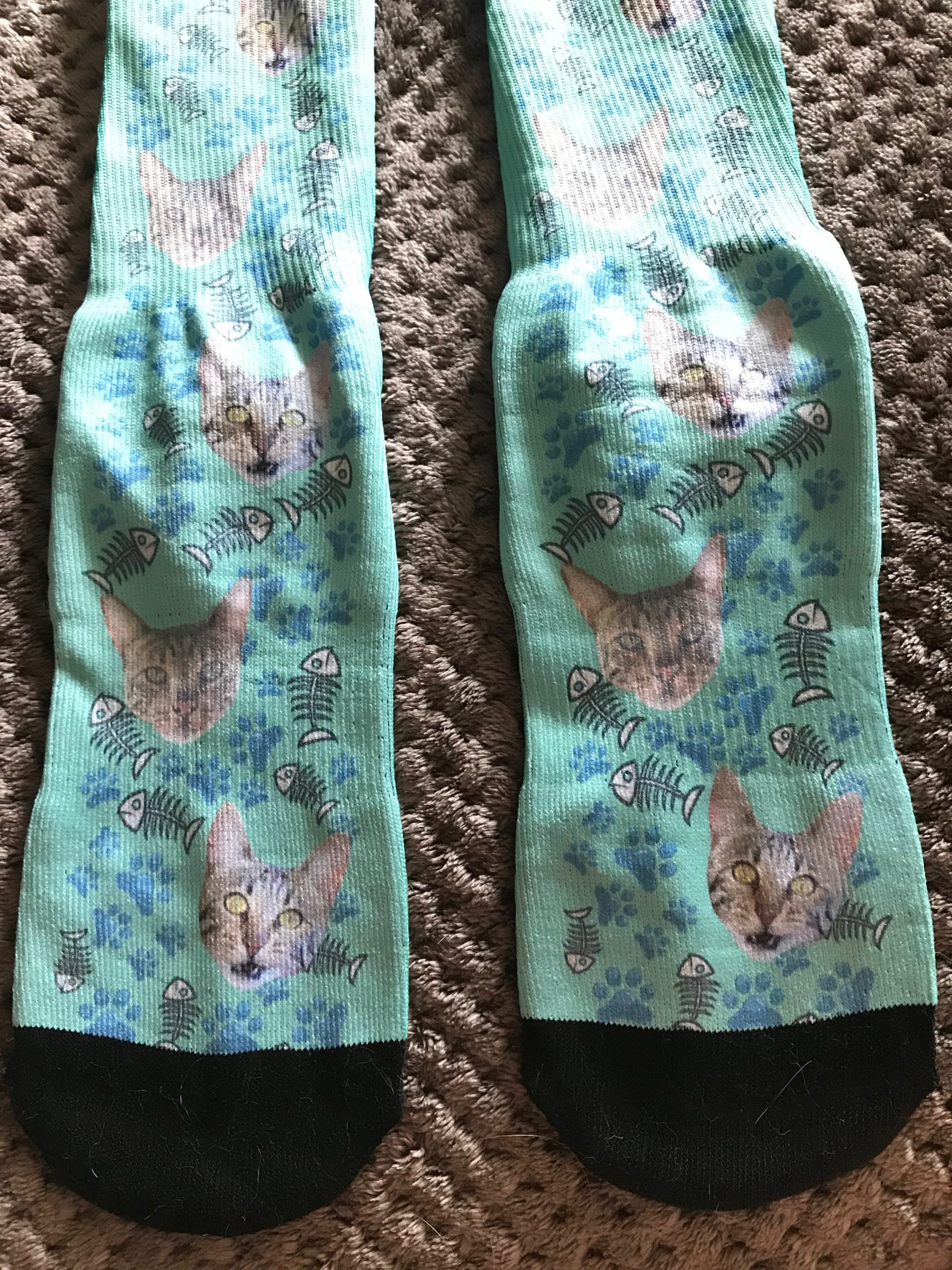 Custom Cat Socks by Printsfield - Kitty Loaf