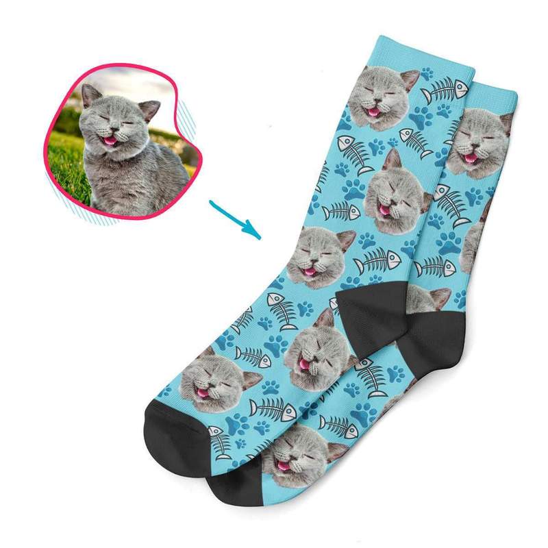 Custom Cat Socks by Printsfield - Kitty Loaf